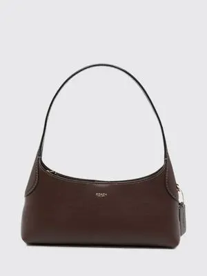 COACH Brooklyn Shoulder Bag In Natural Grain Leather With Charm And Zip Closure