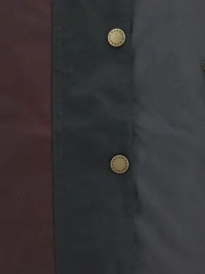 Barbour Patchwork Transport Waxed Cotton Jacket With Velvet Collar