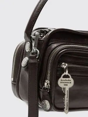 Acne Studios Camero Calfskin Shoulder Bag With Adjustable Strap - Brown