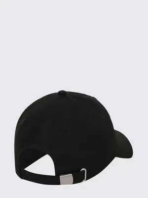 ANINE BING Cotton Baseball Cap With Contrasting Logo And Visor