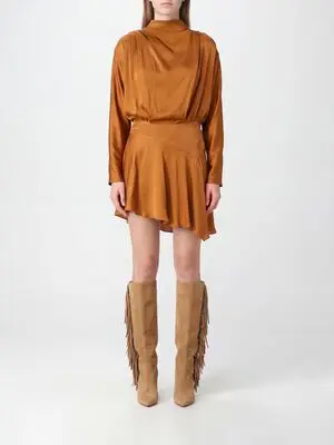 Isabel Marant Étoile Neline High-neck Asymmetrical Mini Dress