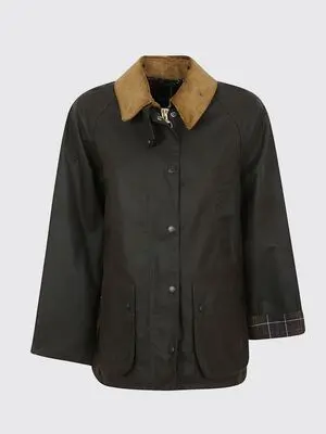 Barbour Bedale Waxed Cotton Jacket With Ribbed Velvet Collar