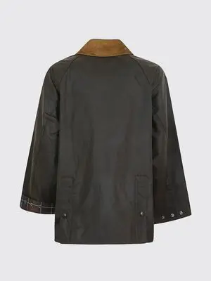 Barbour Bedale Waxed Cotton Jacket With Ribbed Velvet Collar