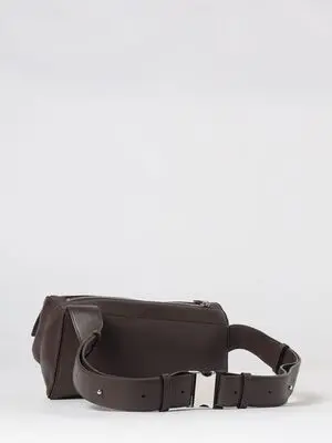 Loewe Calfskin Leather Crossbody Belt Bag With Embossed Logo - Brown