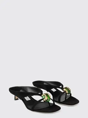 JIMMY CHOO Heeled Sandal - Black