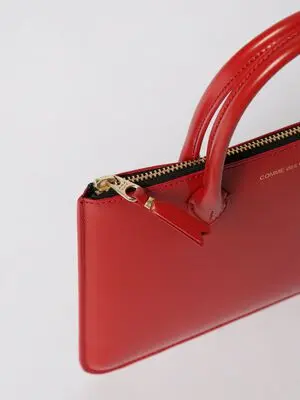 Comme Des Garçons Mini Handbag In Smooth Leather With Double Handle