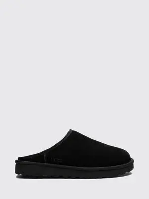 UGG Round Toe Slip-on Shoes In Suede With Wool Lining And Eva Sole - Black 1