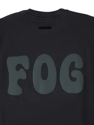 Fear Of God T-shirt A Manica Lunga "merch - Charcoal