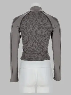 Casablanca Top Monogram A Manica Lunga