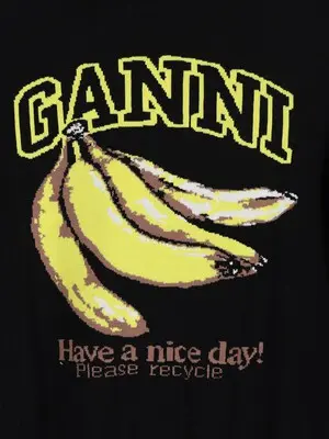 GANNI Maglia "banana
