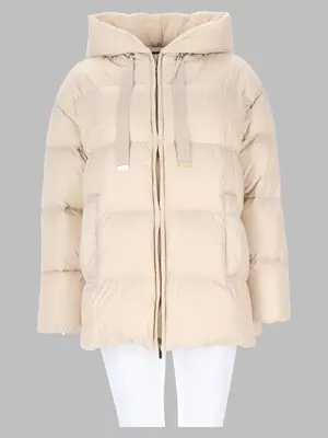 Max Mara Giacca "nerine" Imbottita - Ivory