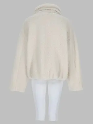 Sportmax Giacca "filtro" In Shearling - Ivory