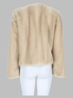 Max Mara Giacca "palchi" In Ecopelliccia