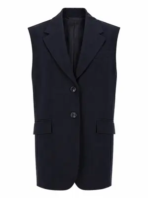 Max Mara Giacca Smanicata In Lana
