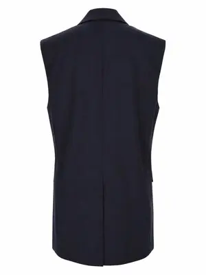 Max Mara Giacca Smanicata In Lana