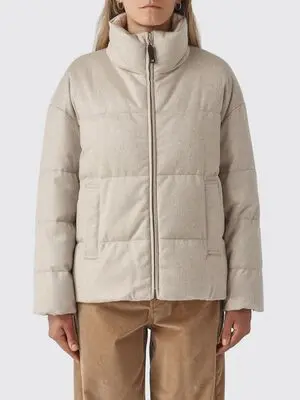 Max Mara Divina Reversible Cropped Cashmere Down Jacket With High Neck