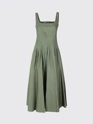 Max Mara Cotton Midi Dress - Green