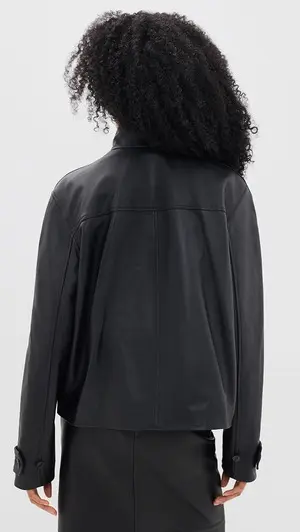 Proenza Schouler White Label Gio Lightweight Leather Jacket