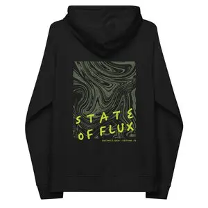 ANCHOR & CREW Seventeen State Of Flux Editions Organic Cotton Hoodie - Black