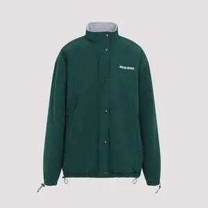 Miu Miu Padded Snap-front Blouson Jacket