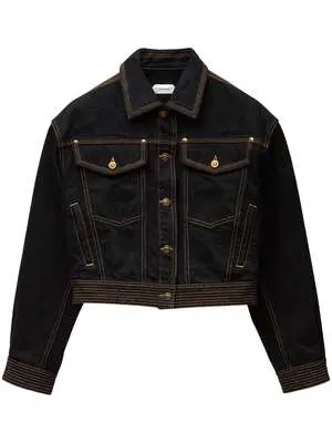 Versace 100% Cotton Coat - Black