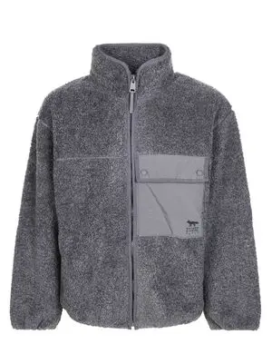 Maison Kitsuné Maison-inspired Fleece Jacket - Marrone