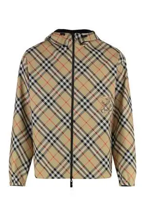 Burberry Checkered Design Reversible Jacket For