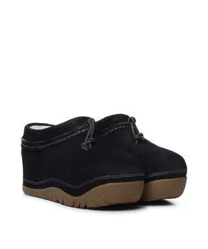UGG Leather Buckled Clog