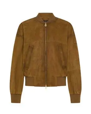 Peuterey Suede Bomber Jacket