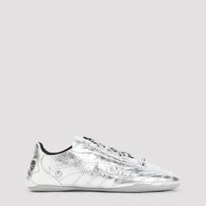 Balenciaga Leather City Sneaker - Metallic