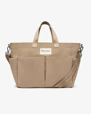 TIBA + MARL T+m Canvas Pocket Tote Desert