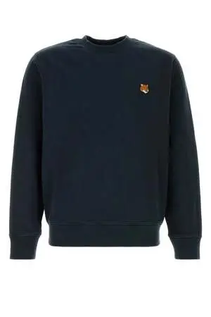 Maison Kitsuné Midnight Cotton Sweatshirt - Blue