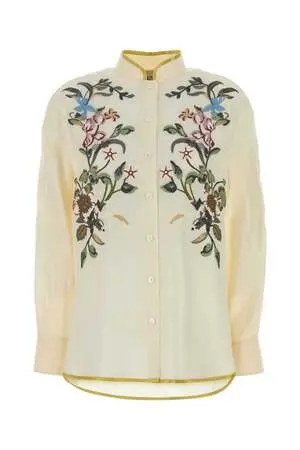 Valentino Garavani Ivory Linen Shirt