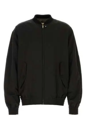 Valentino Garavani Viscose-blend Bomber Jacket With Cupro Lining