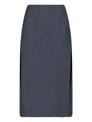 JIL SANDER Jil Sander Wool Blend Straight Skirt