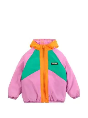 BOBO CHOSES Reversible All-over Almost Moiré Anorak - Fuchsia