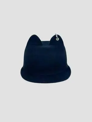 Vivetta Wool Baseball Cat With Piercings Mini Graphic