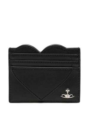 VIVIENNE WESTWOOD Heart Card Holder - Black