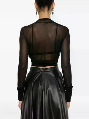 PATRICK MCDOWELL Sheer Wrap-style Top