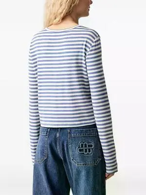 Munthe Voelia Striped Button-up Top