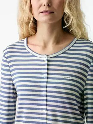 Munthe Voelia Striped Button-up Top