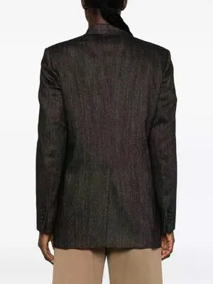 Tagliatore Double-breasted Herringbone-pattern Blazer