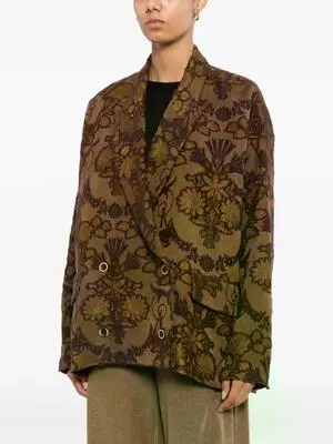 UMA WANG Floral-jacquard Jacket