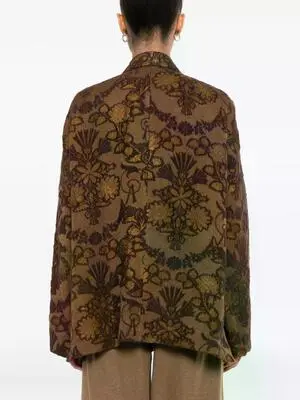 UMA WANG Floral-jacquard Jacket