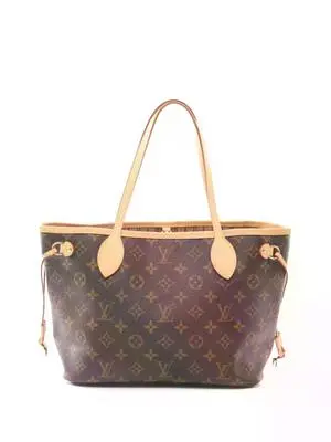 LOUIS VUITTON 2007 Monogram Neverfull Pm Tote Bag - Brown