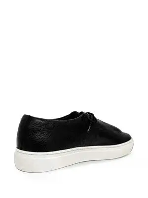 JACQUES SOLOVIÈRE PARIS Jim Grained Leather Pleated Sneakers