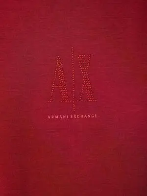 Armani Exchange Embellished Raglan-sleeve Sweatshirt