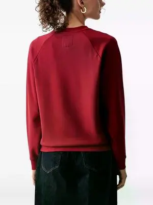 Armani Exchange Embellished Raglan-sleeve Sweatshirt