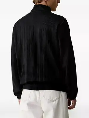 Armani Exchange Logo-print Ribbed-knit Cardigan