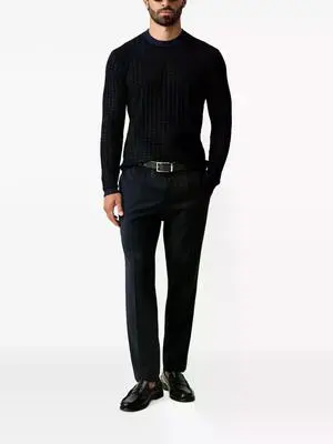 Armani Exchange Geometric-patterned Sweater